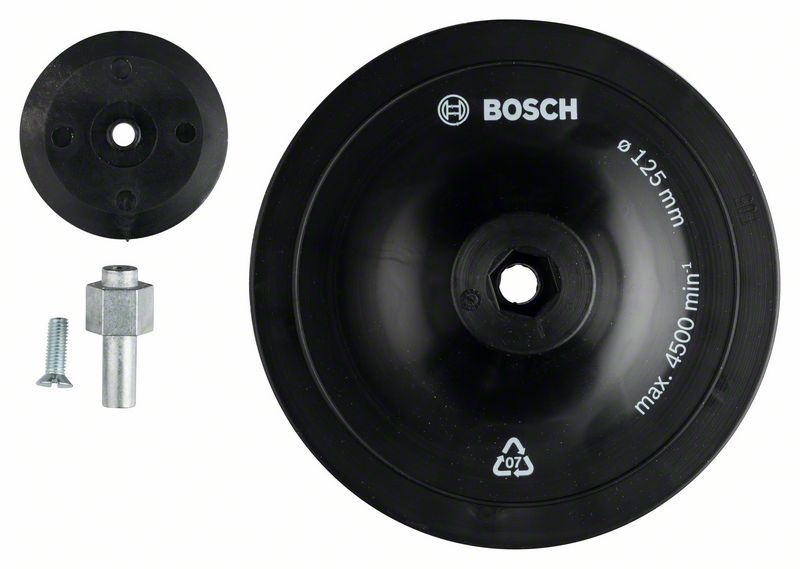 Slipeplate Bosch 1609200240; 125 mm drill - 1609200240 - Slipe- og ...